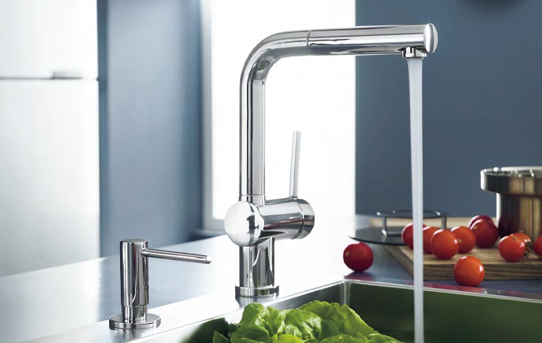 フラッグ キッチン用湯水混合水栓 ステンレス316 プルアウト|水 フラッグ キッチン用湯水混合水栓 ステンレス316 プルアウト|水
